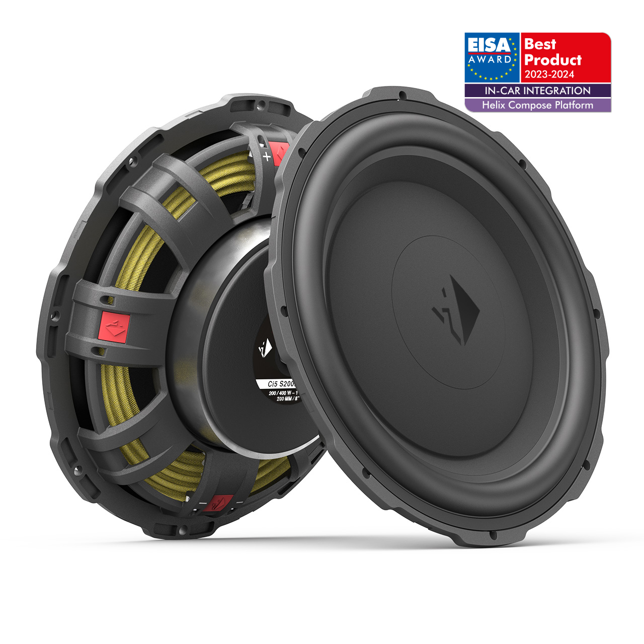 Helix i5 | Ci5 S200FM-S2 - 8" Car Audio Subwoofer Set | Fhrx Studios