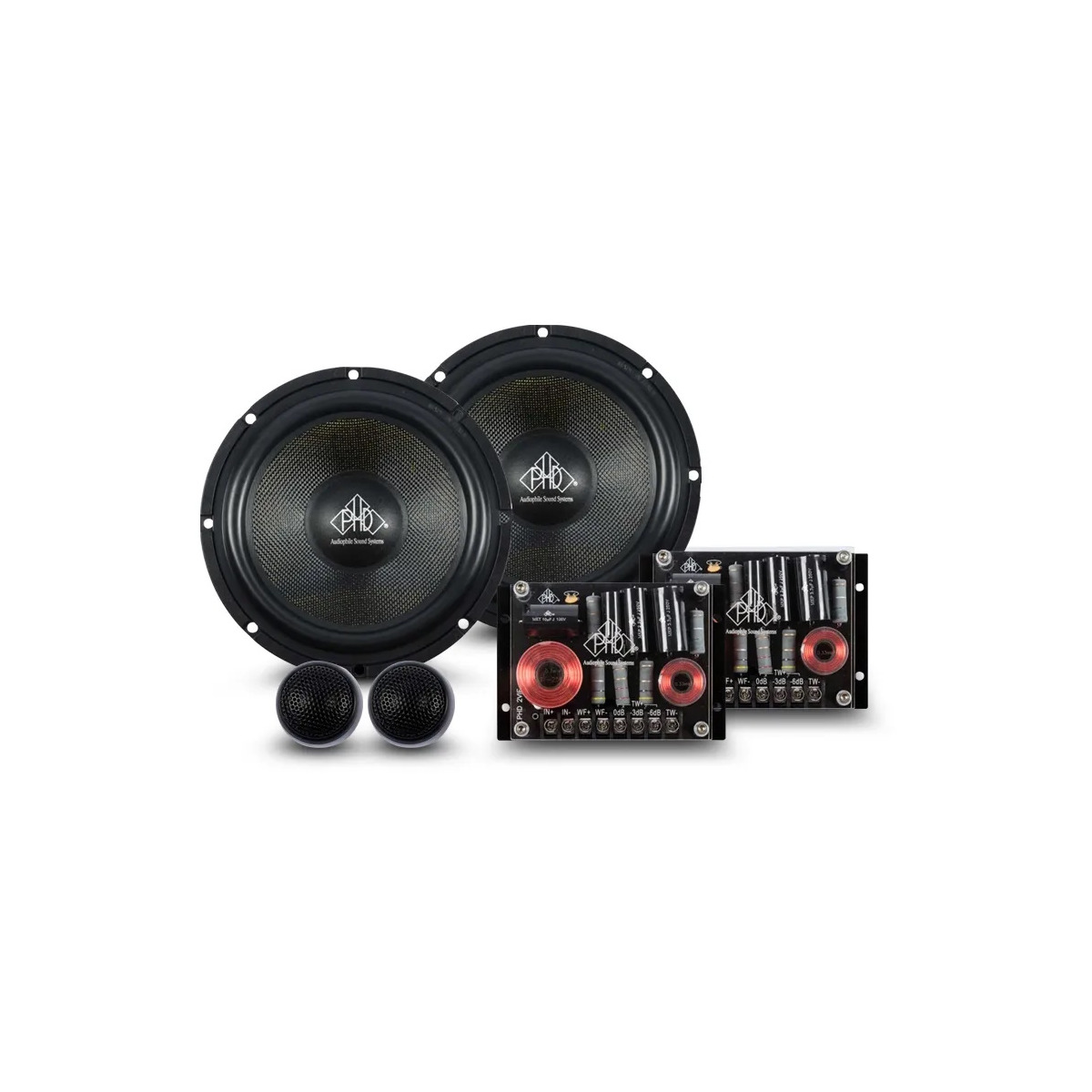 PHD Audiophile Sound Systems FB | FB 6.1 Pro Kit - Two-way 6.5" Car ...