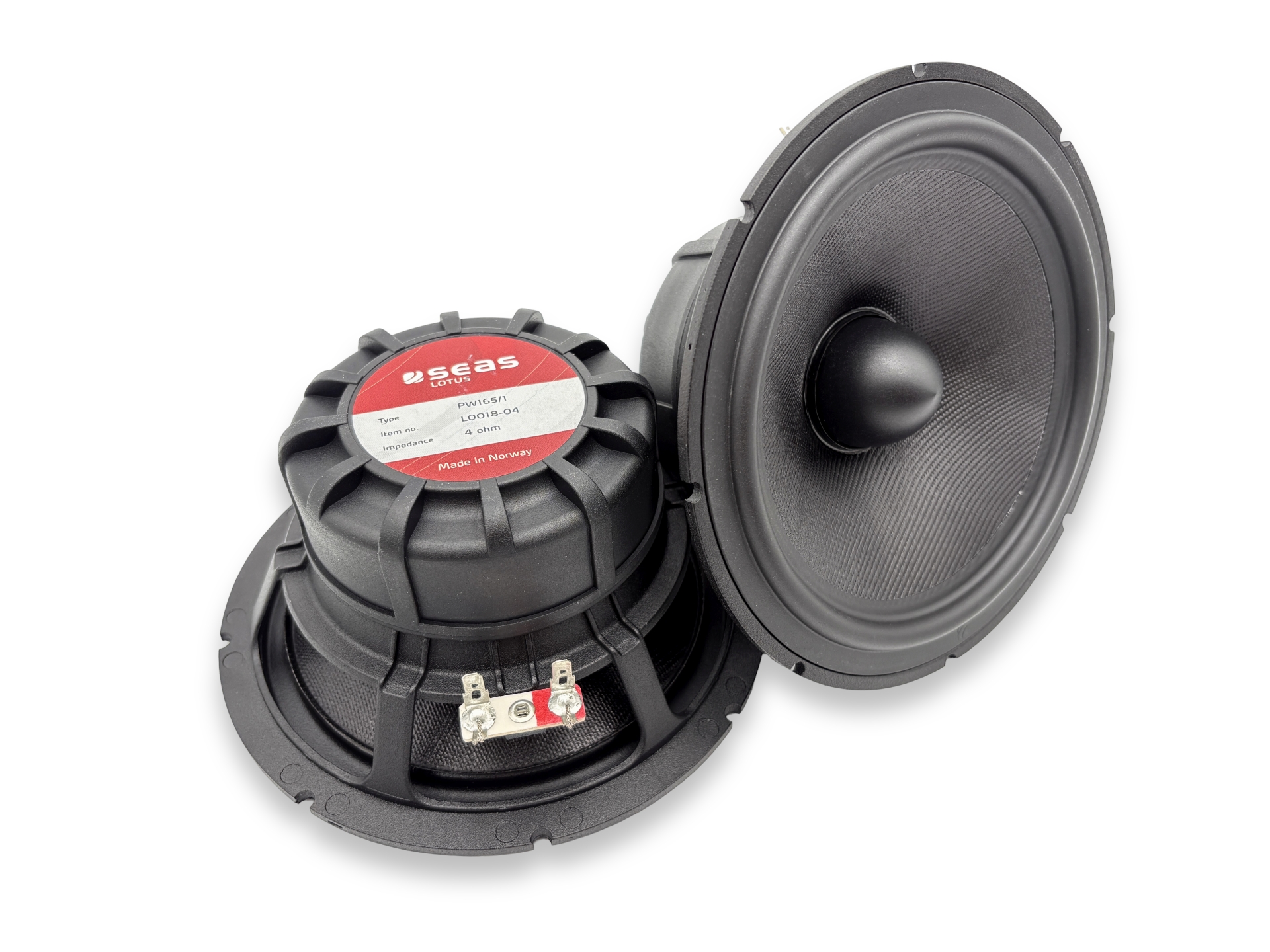 Seas Lotus Reference | PW165/1 - One-way 6.5" Car Audio Midrange Set ...
