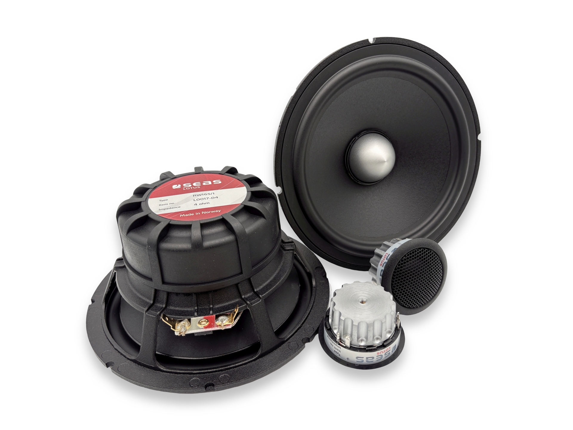 Seas Lotus Reference | R6.2 - Two-way 6.5" Car Audio Component Set ...