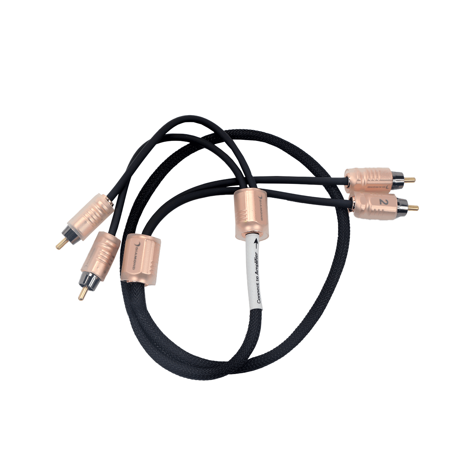 Diamond Audio Hex | HX3 - 3' Car Audio RCA Interconnect | Fhrx Studios