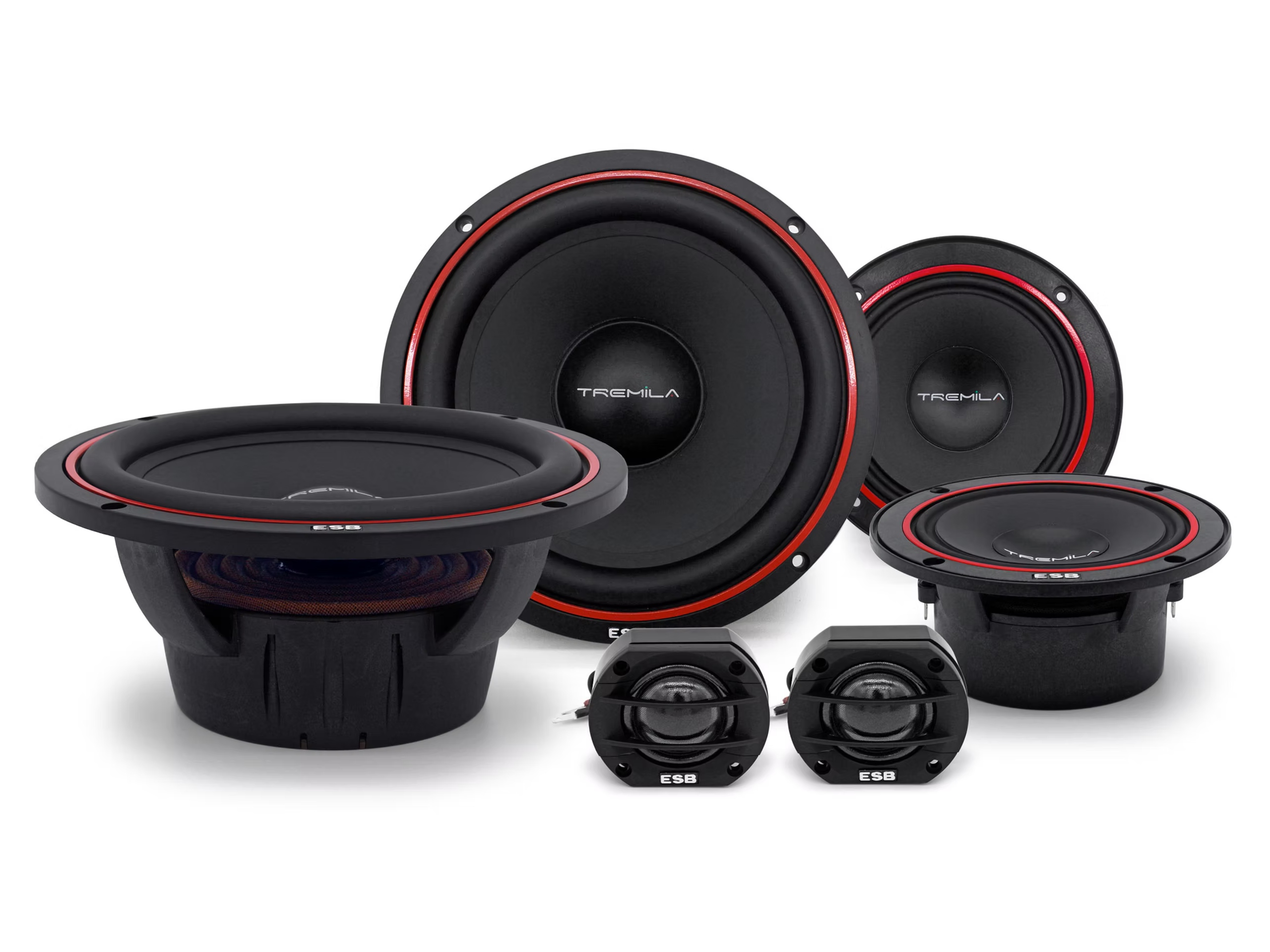 ESB 3000 | 3.6K3 - Three-way 6.5" Car Audio Component Speaker Set ...