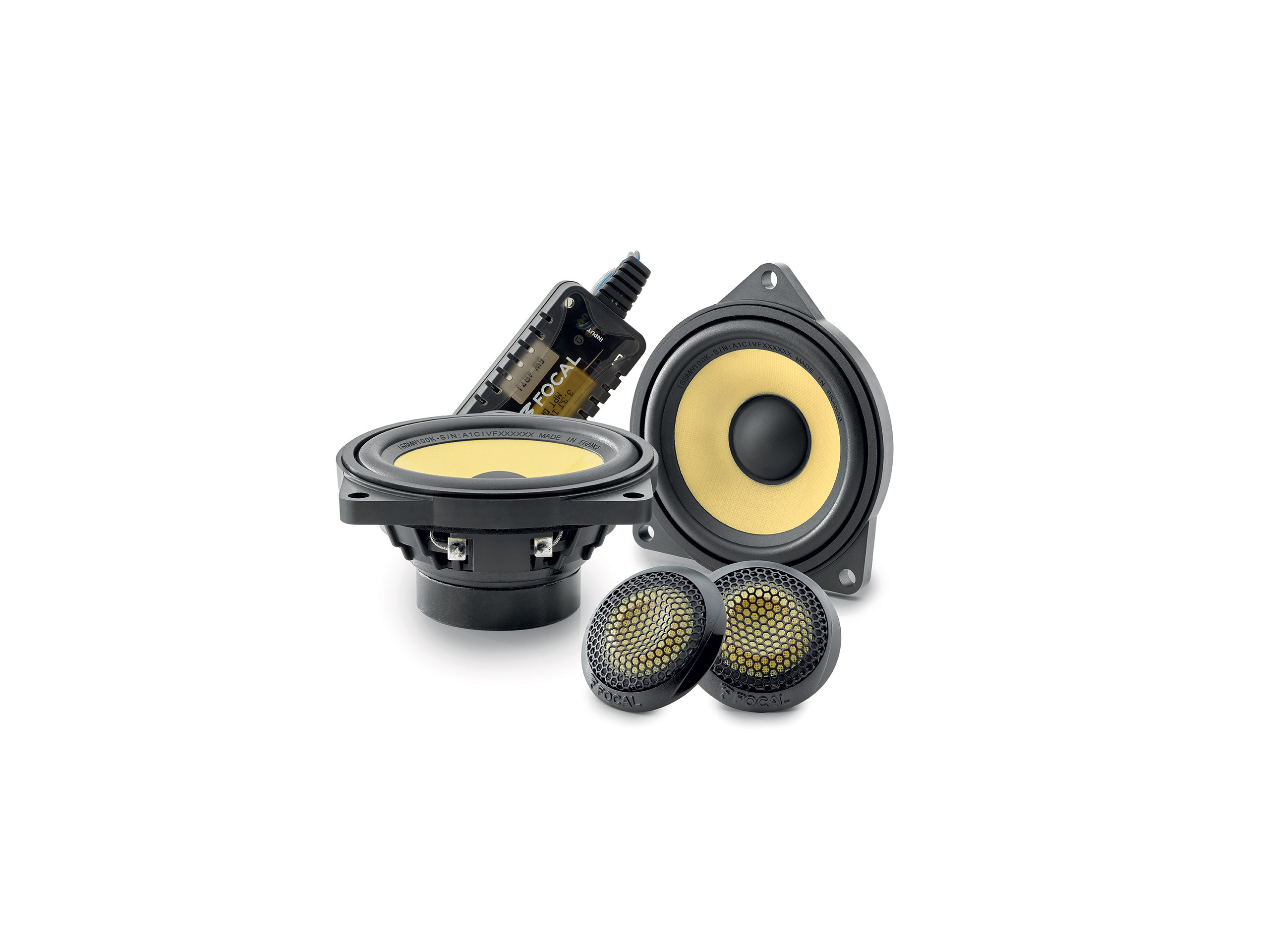 Focal Inside | ISBMW100K - Two-way 4" Car Audio Component Speaker Set ...
